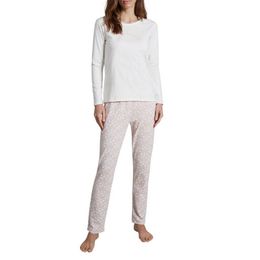 Tom Tailor Pyjama Tom Tailor Damen Pyjama rot bedruckt (1 tlg)