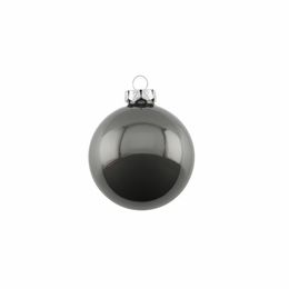 Giftcompany Weihnachtsbaumkugel Opal Dunkelgrau Ø 6 cm