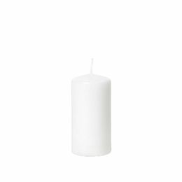 Blomus Stumpenkerze zu Nero Kerzenhalter Nr. 65559/65561/65575, weiß