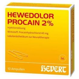 Hewedolor Procain 2% Injektionslösung in Ampullen 10 St