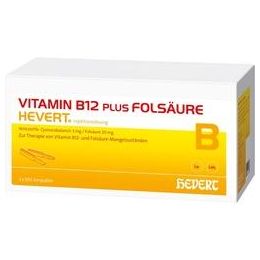 Vitamin B12 Plus Folsäure Hevert a 2 ml Ampullen 2X100 St