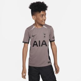 Tottenham Hotspur 2023/24 Stadium Third Nike Dri-FIT Fußballtrikot für ältere Kinder - Braun