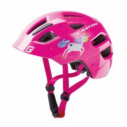 Cratoni Kinder-Fahrradhelm Maxster pink glanz