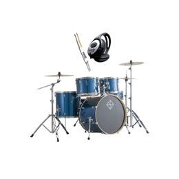 Dixon Schlagzeug Dixon Spark Schlagzeug Set mit Kopfhörer und Sticks
