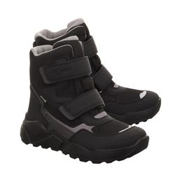 Superfit - Klett-Winterboots ROCKET gefüttert in schwarz/hellgrau, Gr.36