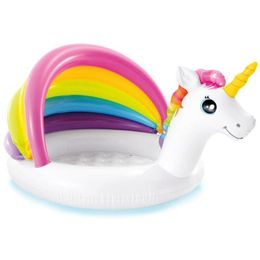 57113 Einhorn Babypool 127x102x69cm Kinderpool Planschbecken - Intex