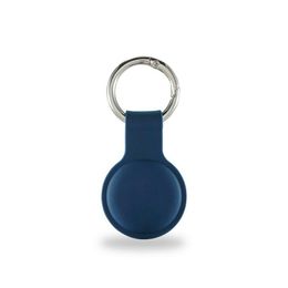 Hama Schlüsselanhänger Schlüsselanhänger für Apple AirTag, Schutzhülle, Ortung, Silikon, blau