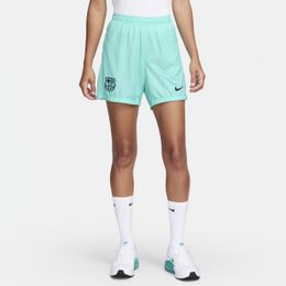 FC Barcelona 2023/24 Stadium Third Nike Dri-FIT Fußballshorts für Damen - Blau