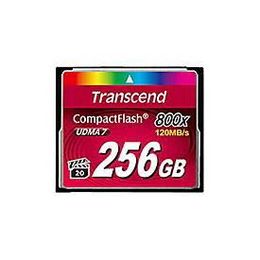 Transcend Premium - Flash-Speicherkarte - 256 GB - 800x - CompactFlash