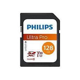 Philips FM12SD65B - Flash-Speicherkarte - 128 GB - Video Class V30 / UHS-I U3 / Class10 - SDXC UHS-I