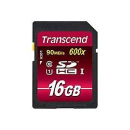 Transcend - Flash-Speicherkarte - 16 GB - Class 10 - SDHC UHS-I