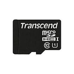 Transcend Premium - Flash-Speicherkarte (microSDHC/SD-Adapter inbegriffen) - 16 GB - UHS-I U1 / Class10 - microSDHC UHS-I