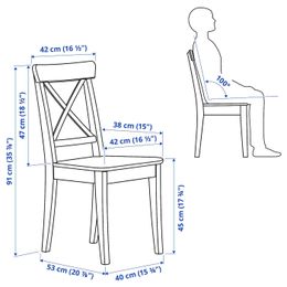 IKEA INGOLF Stuhl