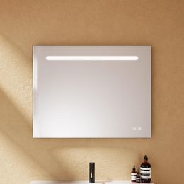 Burgbad Vry Spiegel 90 cm mit LED-Beleuchtung und Spiegelheizung
