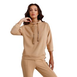 Sweatshirt CREATION L PREMIUM Gr. 38, braun (camel) Damen Sweatshirts