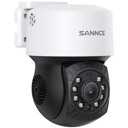 SANNCE Kabelgebundene 1080P ahd pt Dome-Überwachungskamera, 350° Schwenk, 90° Neigung, 100 Fuß Nachtsicht, Bewegungserkennung, wasserdicht