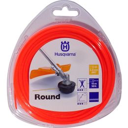 Husqvarna - Round Trimmerfaden Standard Rund Nylon 2,4 mm 15m orange