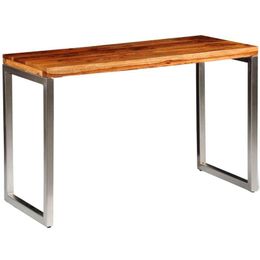Esstisch Esszimmertisch - Küchentisch Schreibtisch Massivholz mit Stahlbeinen BV368385 Bonnevie