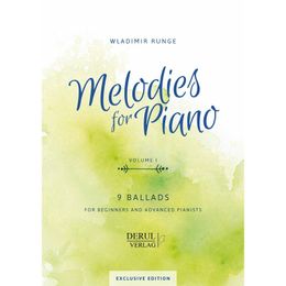 MELODIES for PIANO, VOLUME I, 9 BALLADS, Geheftet