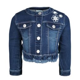 Boboli - Jeansjacke VOLANTES in blau, Gr.104