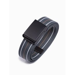 Ombre Gürtel 'A648' Herren Größe 120/135 braun / grau / weiß