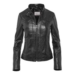7eleven Lederjacke 'SECatia' Damen Gr&ouml;&szlig;e XS schwarz