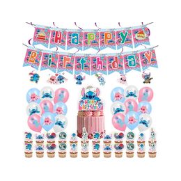 vokarala Luftballon Luftballon Stitch Kinder Geburtstag Deko