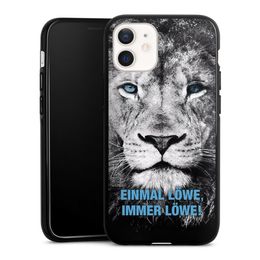 DeinDesign iPhone 12 mini Handy Silikon H&uuml;lle Case schwarz Handyh&uuml;lle Official Licensed Product Tsv 1860 M&uuml;nchen Lion