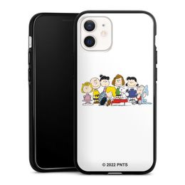 DeinDesign iPhone 12 mini Handy Silikon H&uuml;lle Case schwarz Handyh&uuml;lle Peanuts Kindheit Merchandise