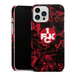 DeinDesign iPhone 13 Pro Max Handy Premium Case Smartphone Handyh&uuml;lle Schutzh&uuml;lle matt 1. Fc Kaiserslautern 1. Fck Logo Premium Case