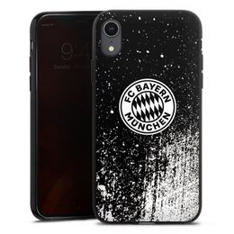 DeinDesign iPhone Xr Handy Silikon H&uuml;lle Case schwarz Handyh&uuml;lle Official Licensed Product Fcb Fc Bayern M&uuml;nchen