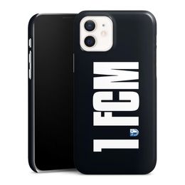 DeinDesign iPhone 12 Handy Premium Case Smartphone Handyh&uuml;lle Schutzh&uuml;lle gl&auml;nzend Official Licensed Product 1. Fc Magdeburg 1. Fcm Premium Case