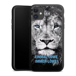 DeinDesign iPhone 11 Handy Premium Silikon H&uuml;lle Handyh&uuml;lle schwarz Case Official Licensed Product Tsv 1860 M&uuml;nchen Lion Silikon Premium Case
