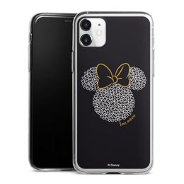 DeinDesign iPhone 11 Handy Slim Case Silikon Handyh&uuml;lle transparent H&uuml;lle extra d&uuml;nn Minnie Mouse Muster Disney Silikon Slim Case