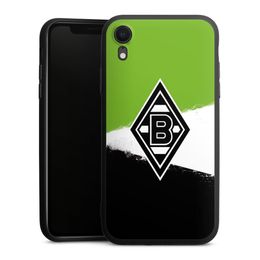 DeinDesign iPhone Xr Handy Premium Silikon H&uuml;lle Handyh&uuml;lle schwarz Case Borussia M&ouml;nchengladbach Bmg Official Licensed Product Silikon Premium Case