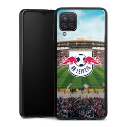 DeinDesign Galaxy A12 Handy Silikon H&uuml;lle Case schwarz Handyh&uuml;lle Rb Leipzig Stadium Official Licensed Product