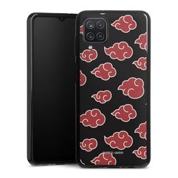 DeinDesign Galaxy A12 Handy Silikon H&uuml;lle Case schwarz Handyh&uuml;lle Naruto Shippuden Akatsuki Official Licensed Product