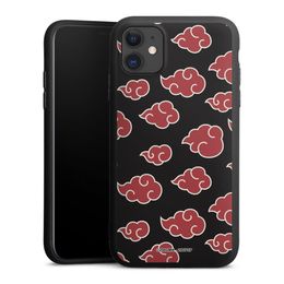 DeinDesign iPhone 11 Handy Premium Silikon H&uuml;lle Handyh&uuml;lle schwarz Case Naruto Shippuden Akatsuki Official Licensed Product Silikon Premium Case