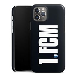 DeinDesign iPhone 12 Pro Handy Premium Case Smartphone Handyh&uuml;lle Schutzh&uuml;lle gl&auml;nzend 1. Fcm 1. Fc Magdeburg Official Licensed Product Premium Case