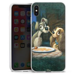 DeinDesign iPhone Xs Max Handy Silikon H&uuml;lle Case transparent Handyh&uuml;lle Lady And The Tramp Disney Official Licensed Product Silikon Case