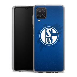 DeinDesign Galaxy A12 Handy Silikon H&uuml;lle Case transparent Handyh&uuml;lle Fc Schalke 04 Official Licensed Product Silikon Case