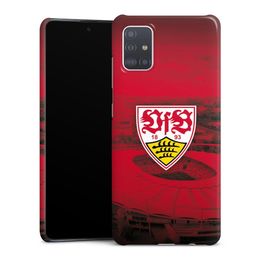 DeinDesign Galaxy A51 Handy Premium Case Smartphone Handyh&uuml;lle Schutzh&uuml;lle gl&auml;nzend Vfb Stuttgart Official Licensed Product Stadium Premium Case