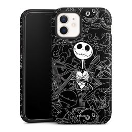 DeinDesign iPhone 12 mini Handy Panzer Handyh&uuml;lle robuste Outdoor H&uuml;lle Schutzh&uuml;lle gl&auml;nzend Disney Nightmare Before Christmas Halloween Tough Case