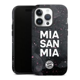 DeinDesign iPhone 14 Pro Handy Panzer Handyh&uuml;lle robuste Outdoor H&uuml;lle Schutzh&uuml;lle matt Mia San Mia Girl Style Fc Bayern M&uuml;nchen Tough Case