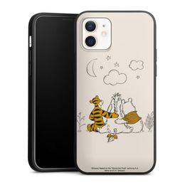 DeinDesign iPhone 12 Handy Premium Silikon H&uuml;lle Handyh&uuml;lle schwarz Case Disney Winnie The Pooh Official Licensed Product Silikon Premium Case