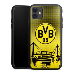 DeinDesign iPhone 11 Handy Premium Silikon H&uuml;lle Handyh&uuml;lle schwarz Case Bvb Stadium Borussia Dortmund Silikon Premium Case