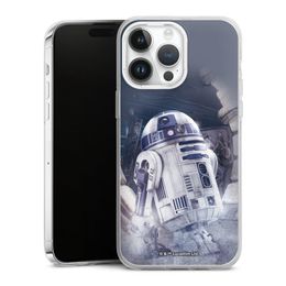 DeinDesign iPhone 14 Pro Max Handy Silikon H&uuml;lle Case transparent Handyh&uuml;lle Robot Merchandise Star Wars Silikon Case