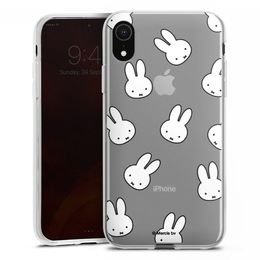 DeinDesign iPhone Xr Handy Silikon H&uuml;lle Case transparent Handyh&uuml;lle Muster Miffy Transparent Silikon Case