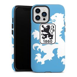 DeinDesign iPhone 13 Pro Max Handy Panzer Handyh&uuml;lle robuste Outdoor H&uuml;lle Schutzh&uuml;lle matt Coat Of Arms Tsv 1860 M&uuml;nchen Official Licensed Product Tough Case