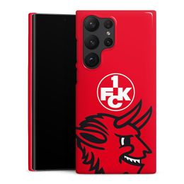 DeinDesign Galaxy S23 Ultra Handy Premium Case Smartphone Handyh&uuml;lle Schutzh&uuml;lle gl&auml;nzend Devil 1. Fc Kaiserslautern 1. Fck Premium Case